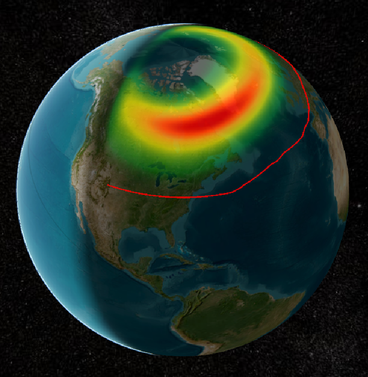 Northern Lights Forecast - Aurora Visibility Map